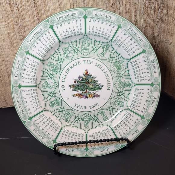 Spode | Holiday | Spode Millennium Calendar Plate Spode Christmas Tree ...
